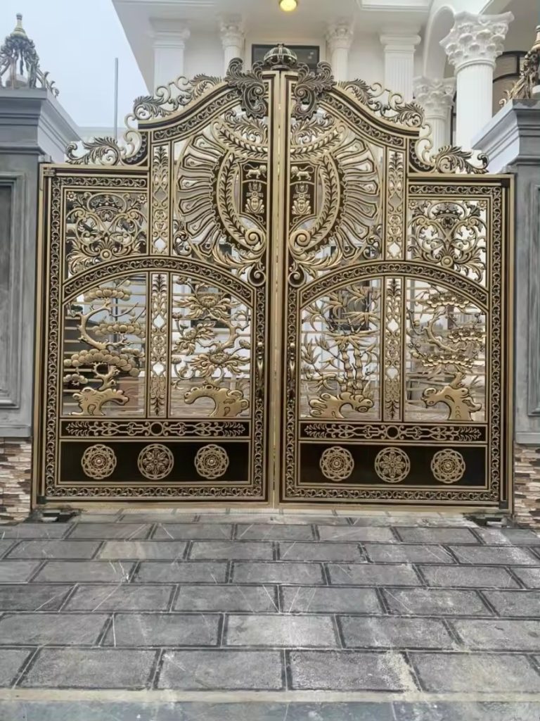 Solid Cast Aluminum Sliding Door Gate – Luxury and Security Combined