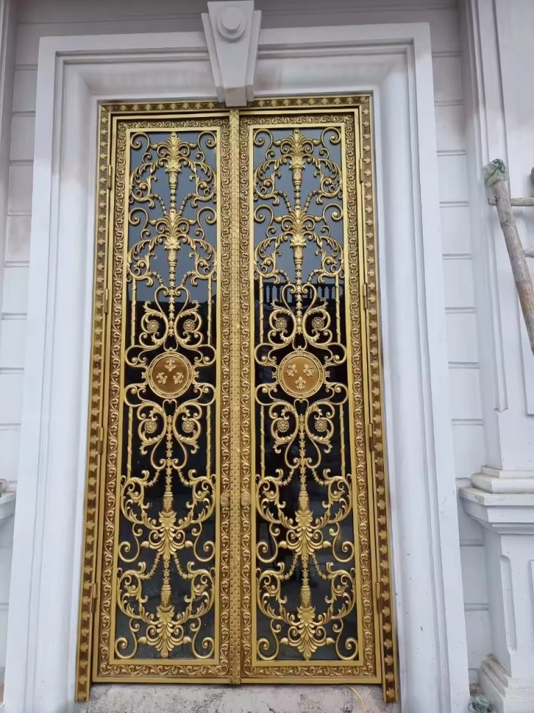 Solid Cast Aluminum Sliding Door Gate – Luxury and Security Combined